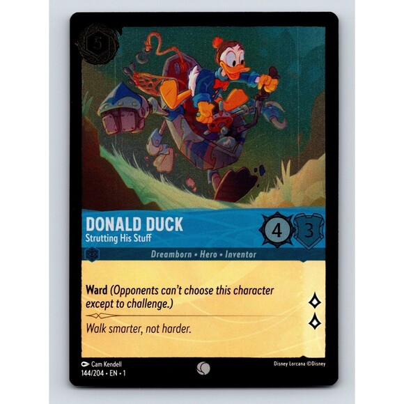 Disney | Games | Disney Lorcana Donald Duck Strutting His Stuff Hero ...